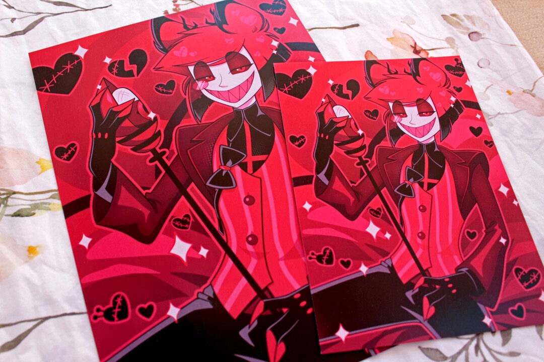 Valentine Alastor Print - Hazbin Hotel - Etsy