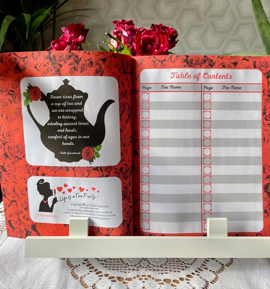 My Tea Journal: A Tea Tasting Logbook | Record Tea Reviews, Tea ...
