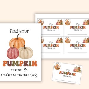 Whats Your Pumpkin Name, What's Your Name Game, Pumpkin Name Game, Fun ...