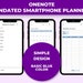Digital Planner Onenote, Onenote Planner Undated, Onenote Digital ...