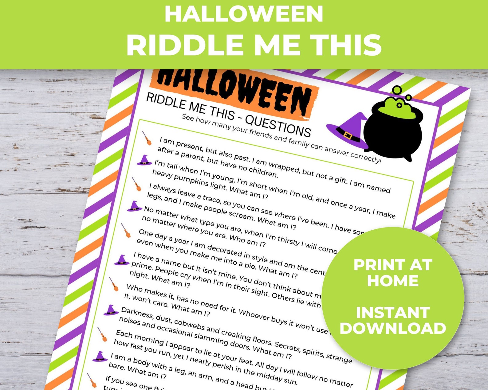 Halloween Riddle Me This, Halloween Riddles With Answers, Halloween ...