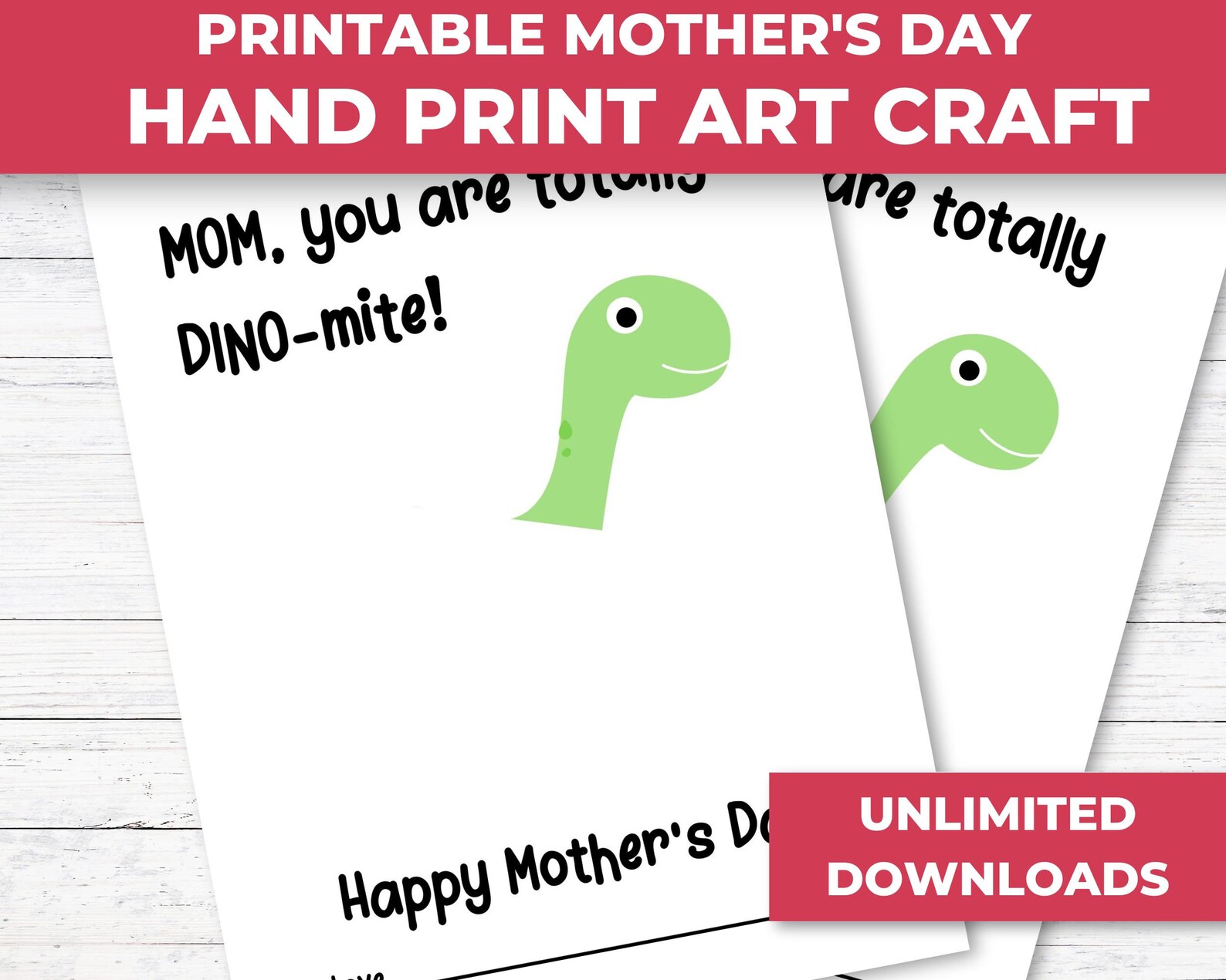Mothers Day Crafts for Kids Printable, Preschool Gift for Mom ...
