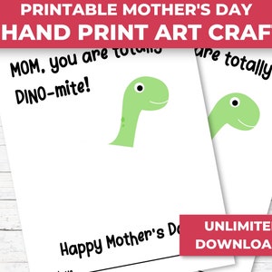 Mothers Day Crafts for Kids Printable, Preschool Gift for Mom ...