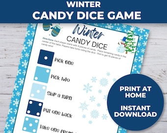 Printable Winter Scattegories Game, Winter Activities for Kids and ...
