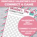 Valentine Connect 4 Game, Printable Valentines Day Game for Kids ...