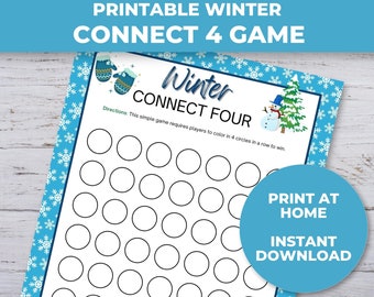 Valentine Connect 4 Game, Printable Valentines Day Game for Kids ...