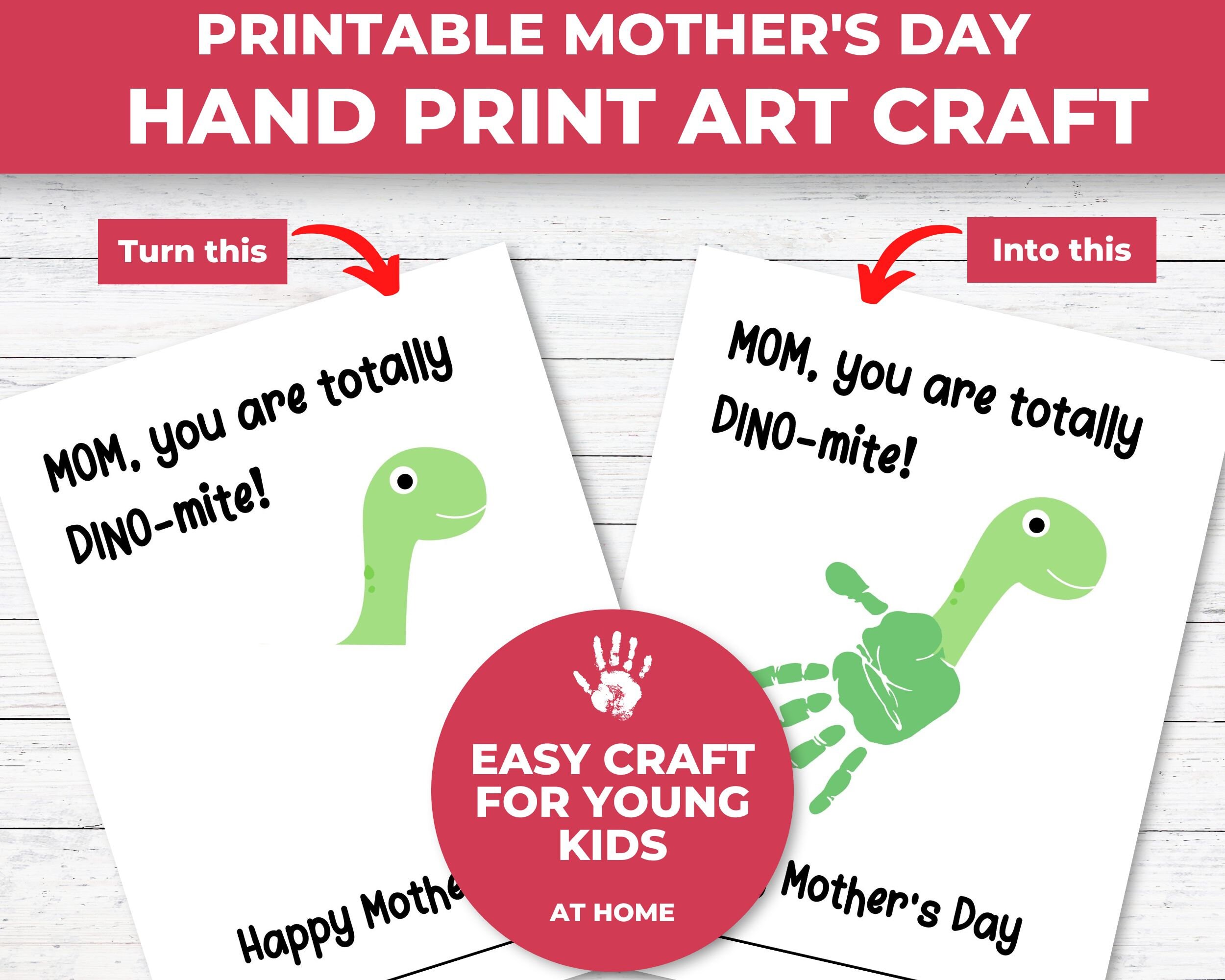 Mothers Day Crafts for Kids Printable, Preschool Gift for Mom ...