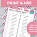 Printable Valentine Would You Rather Game, This or That Valentine Party ...