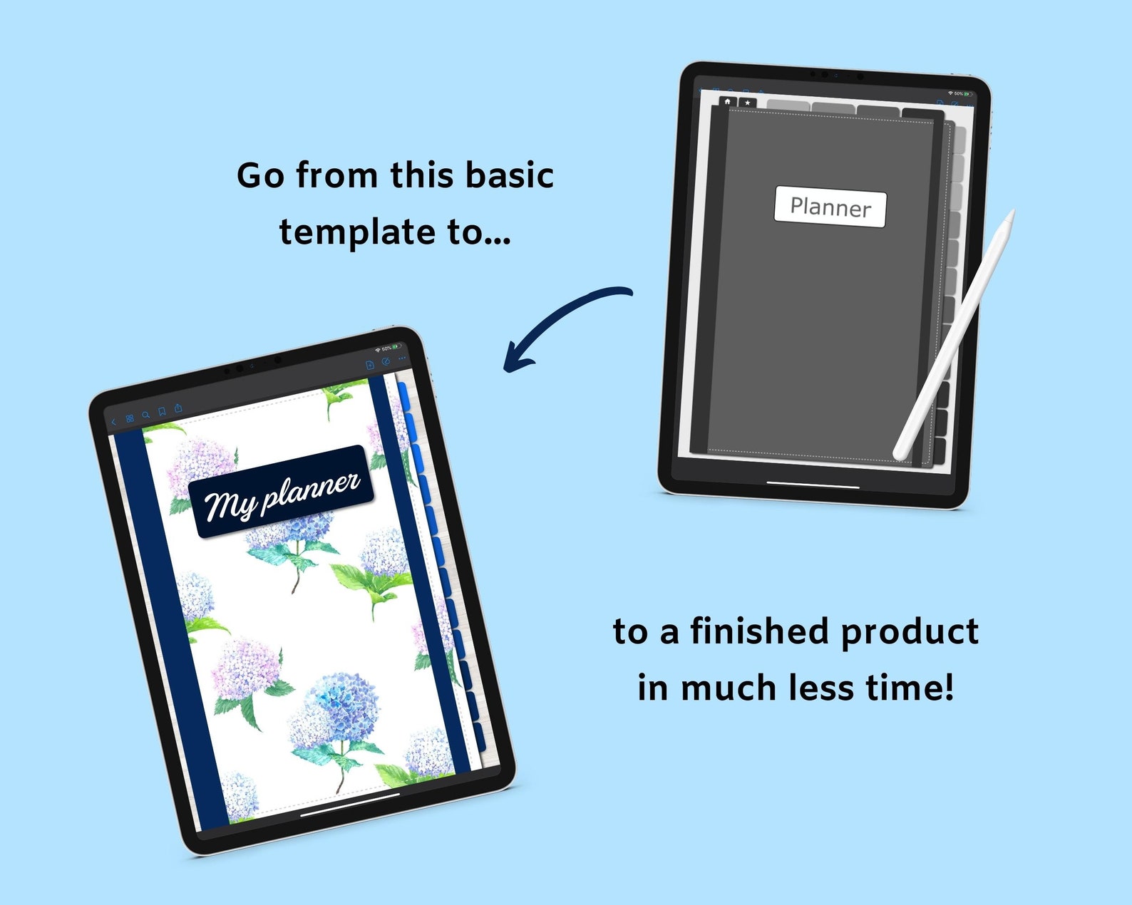 EDITABLE Digital Planner, Commercial Use Template, Keynote Digital ...