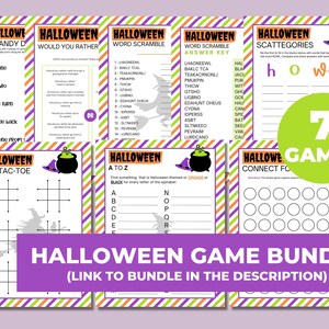 Halloween Tic Tac Toe Game, Printable Halloween Game for Kids ...