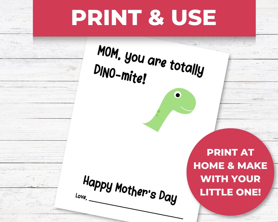 Mothers Day Crafts for Kids Printable, Preschool Gift for Mom ...