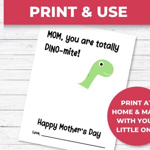 Mothers Day Crafts for Kids Printable, Preschool Gift for Mom ...