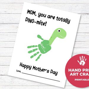 Mothers Day Crafts for Kids Printable, Preschool Gift for Mom ...
