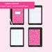 Pink Digital Composition Notebook iPad Notebook Digital - Etsy