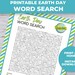 Earth Day Word Search Game, Earth Day Game Kids, Earth Day Activity ...