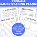 Summer Reading Challenge Printable, Summer Reading Log for Kids ...