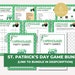 St. Patrick's Day Connect 4 Game, Printable St. Patrick's Day Game for ...