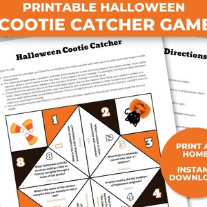 Cootie Catcher, Halloween Games, Halloween Printable, Classroom ...