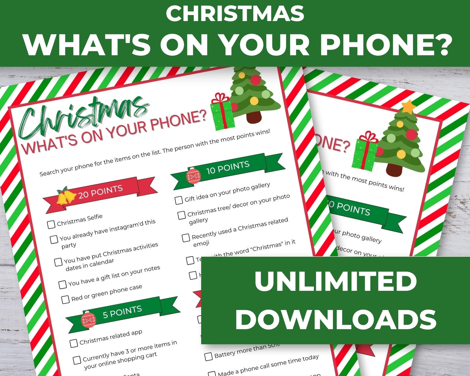 Whats on Your Phone Christmas Edition, Christmas Activities for Kids ...