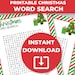 Christmas Word Search Printable, Christmas Printable Games for Kids ...
