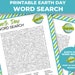 Earth Day Word Search Game, Earth Day Game Kids, Earth Day Activity ...