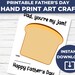 You're My Jam Handprint Craft, Father's Day Handprint Keepsake, Father ...