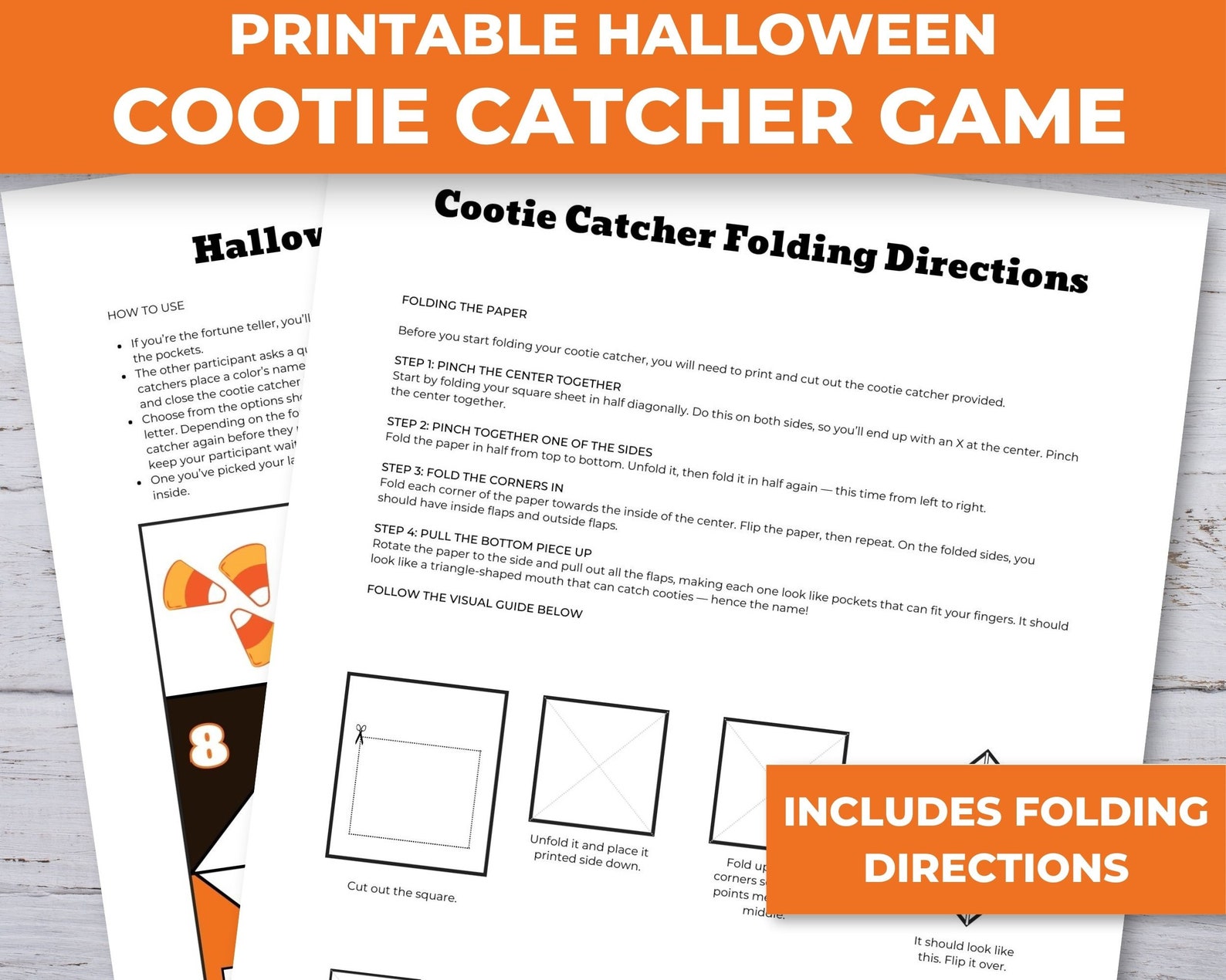 Cootie Catcher, Halloween Games, Halloween Printable, Classroom ...