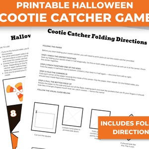 Cootie Catcher, Halloween Games, Halloween Printable, Classroom ...