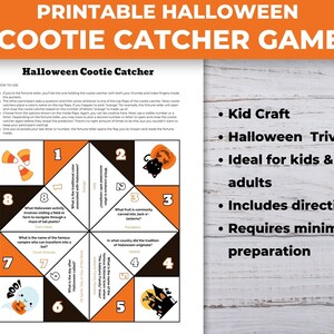 Cootie Catcher, Halloween Games, Halloween Printable, Classroom ...