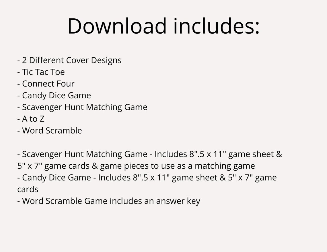 St. Patrick's Day Game Bundle Printable Games for Kids - Etsy