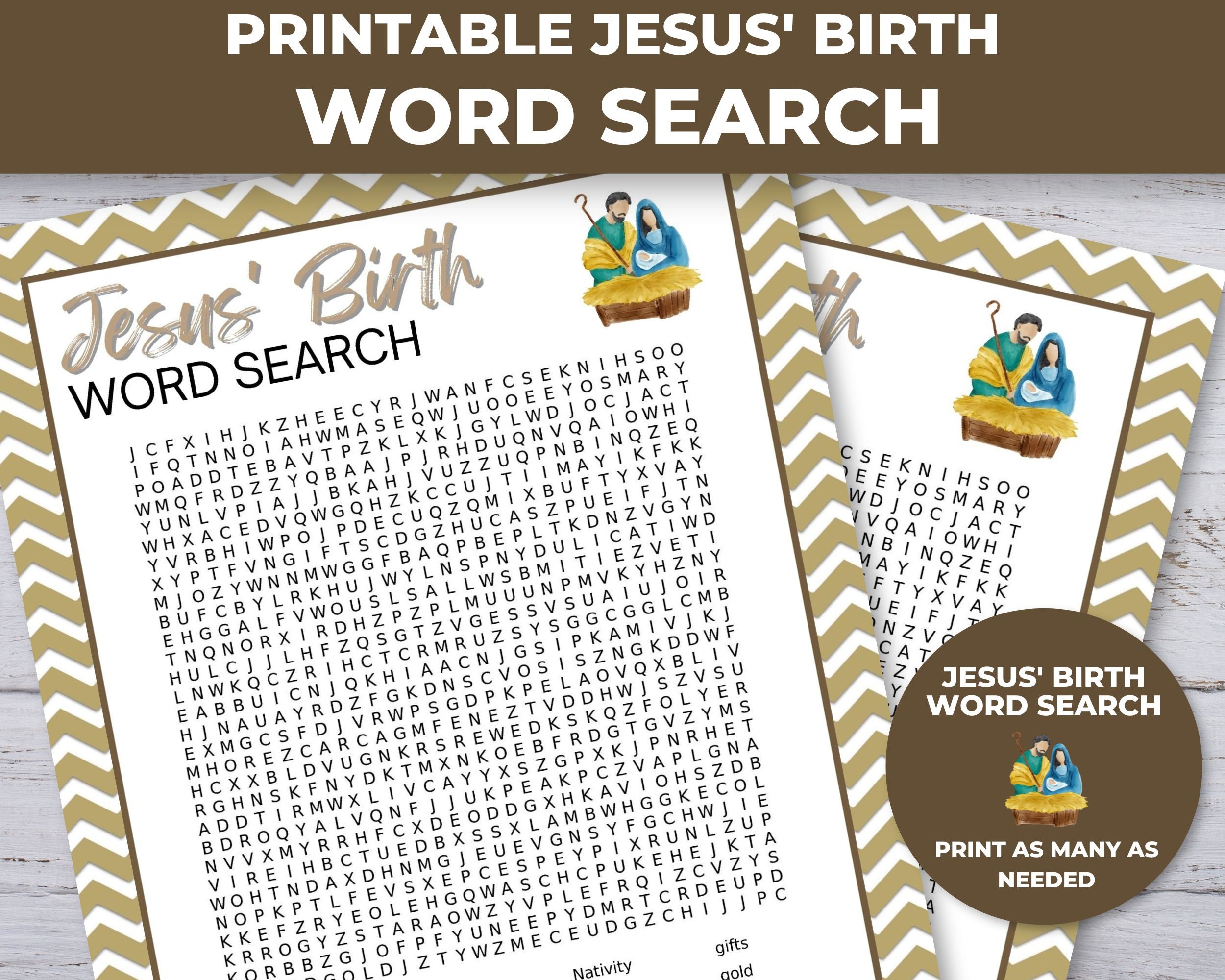 Books of the Bible Word Search Game, Printable Christian Game for Kids ...
