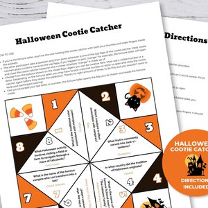 Cootie Catcher, Halloween Games, Halloween Printable, Classroom ...