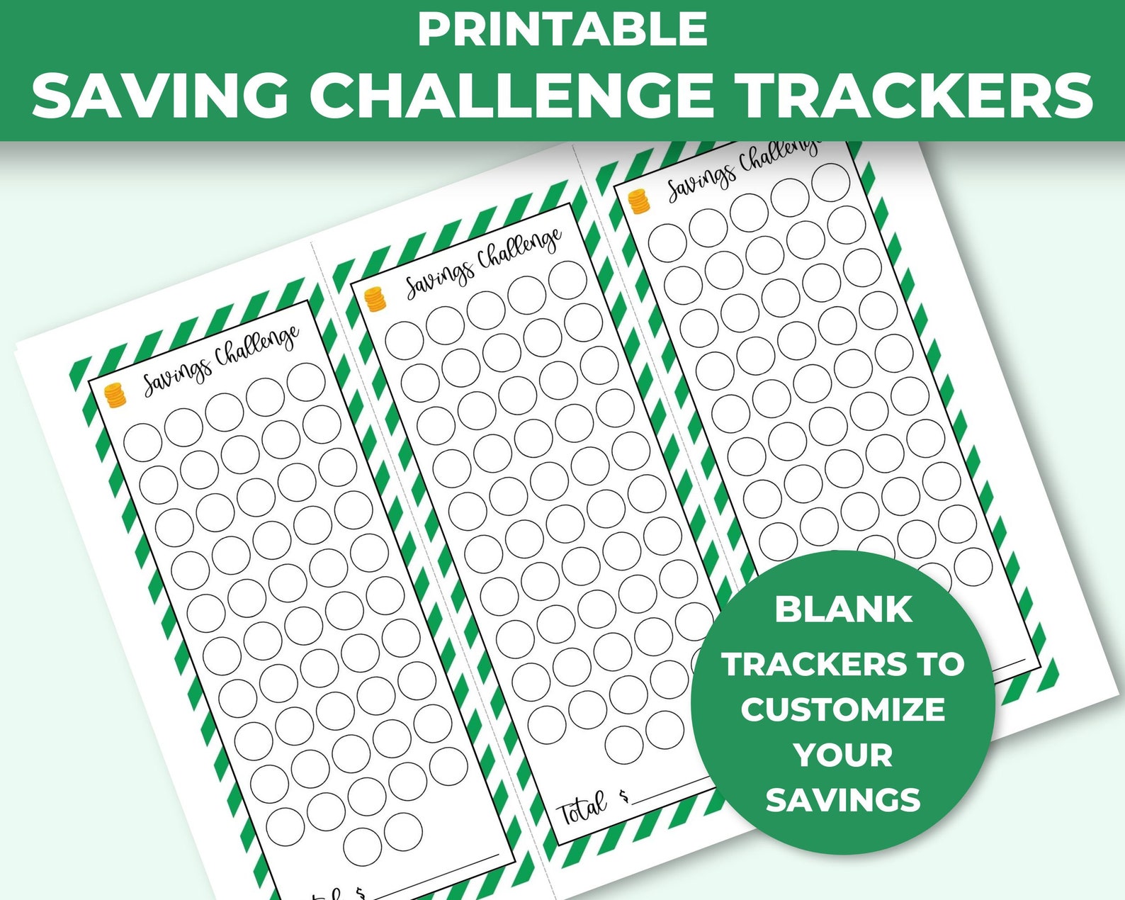 52 Week Savings Challenge Printable, Cash Saving Challenge, Weekly ...