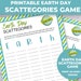 Printable Earth Day Scattegories Game, Earth Day Activities for Kids ...