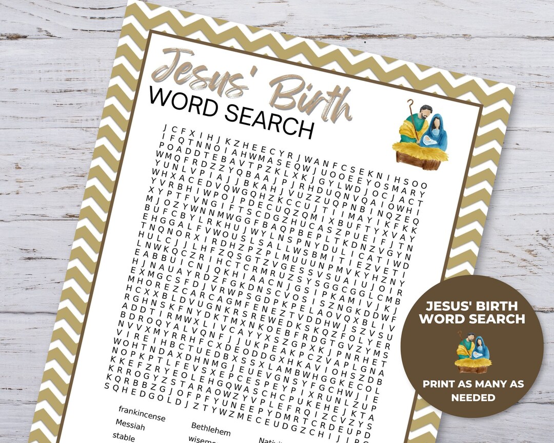 Books of the Bible Word Search Game, Printable Christian Game for Kids ...