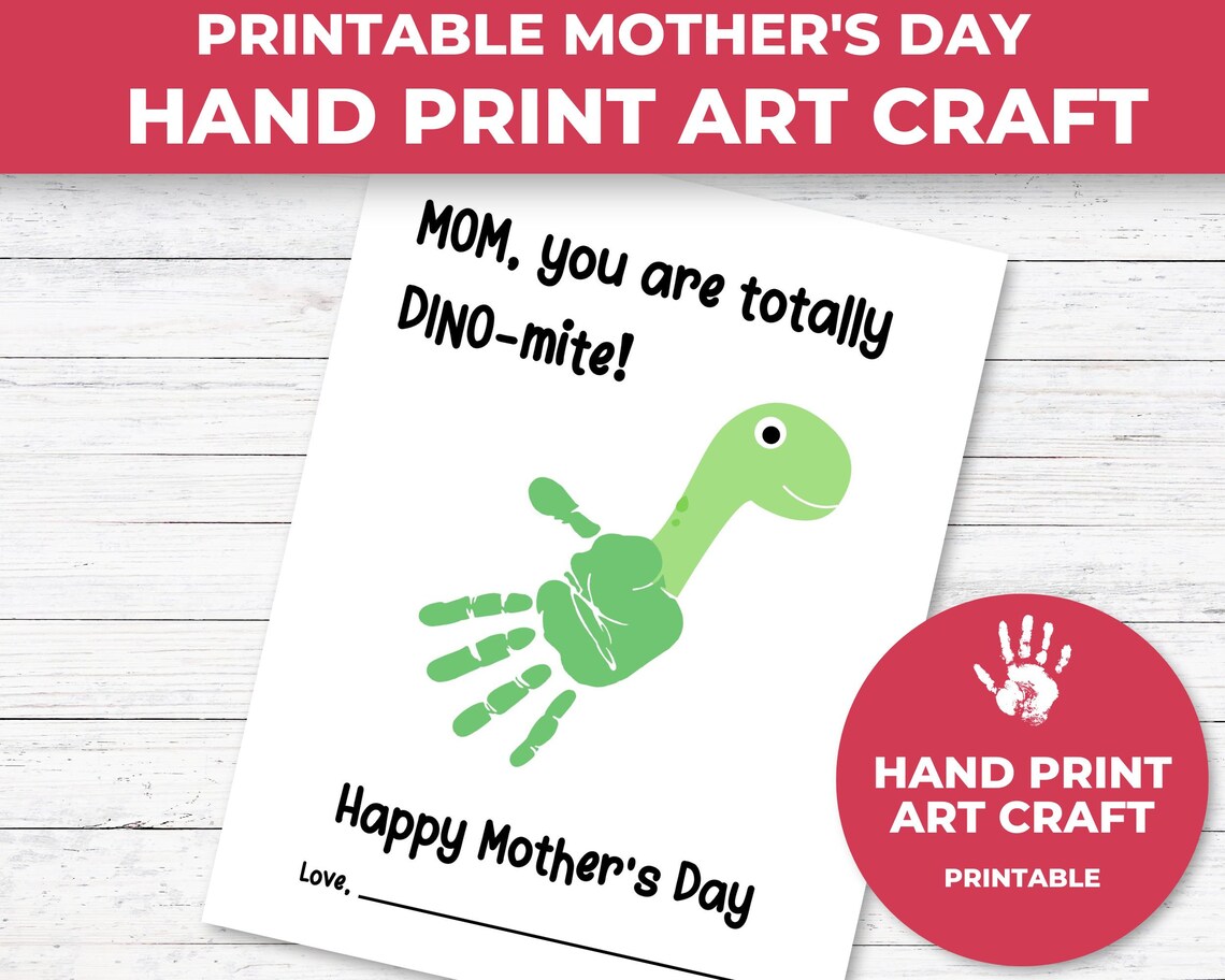 Mothers Day Crafts for Kids Printable, Preschool Gift for Mom ...