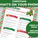 Whats on Your Phone Christmas Edition, Christmas Activities for Kids ...