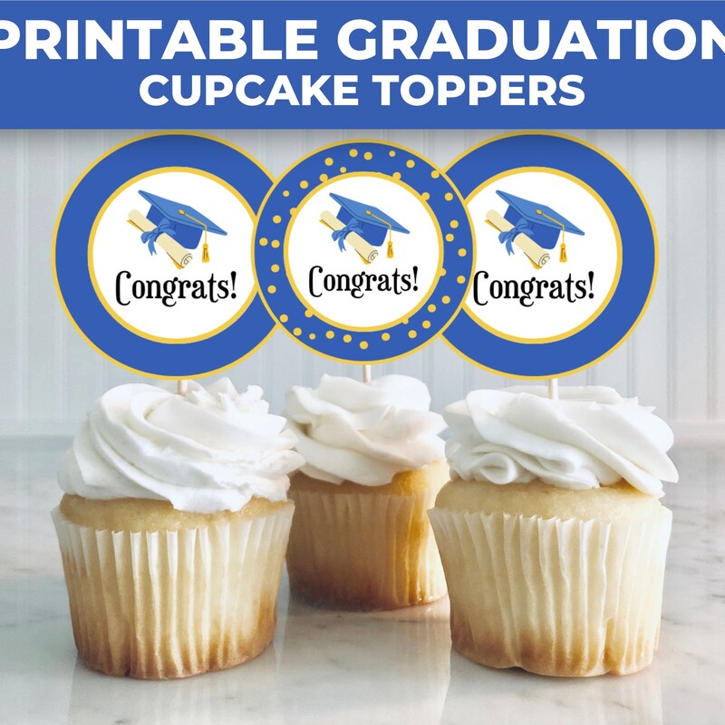 Graduation Cupcake Toppers - Etsy