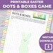 Easter Dots and Boxes, Printable Easter Game for Kids, Classroom ...