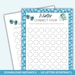 Winter Four in A Row Party Game Printable, Winter Activity, Family ...