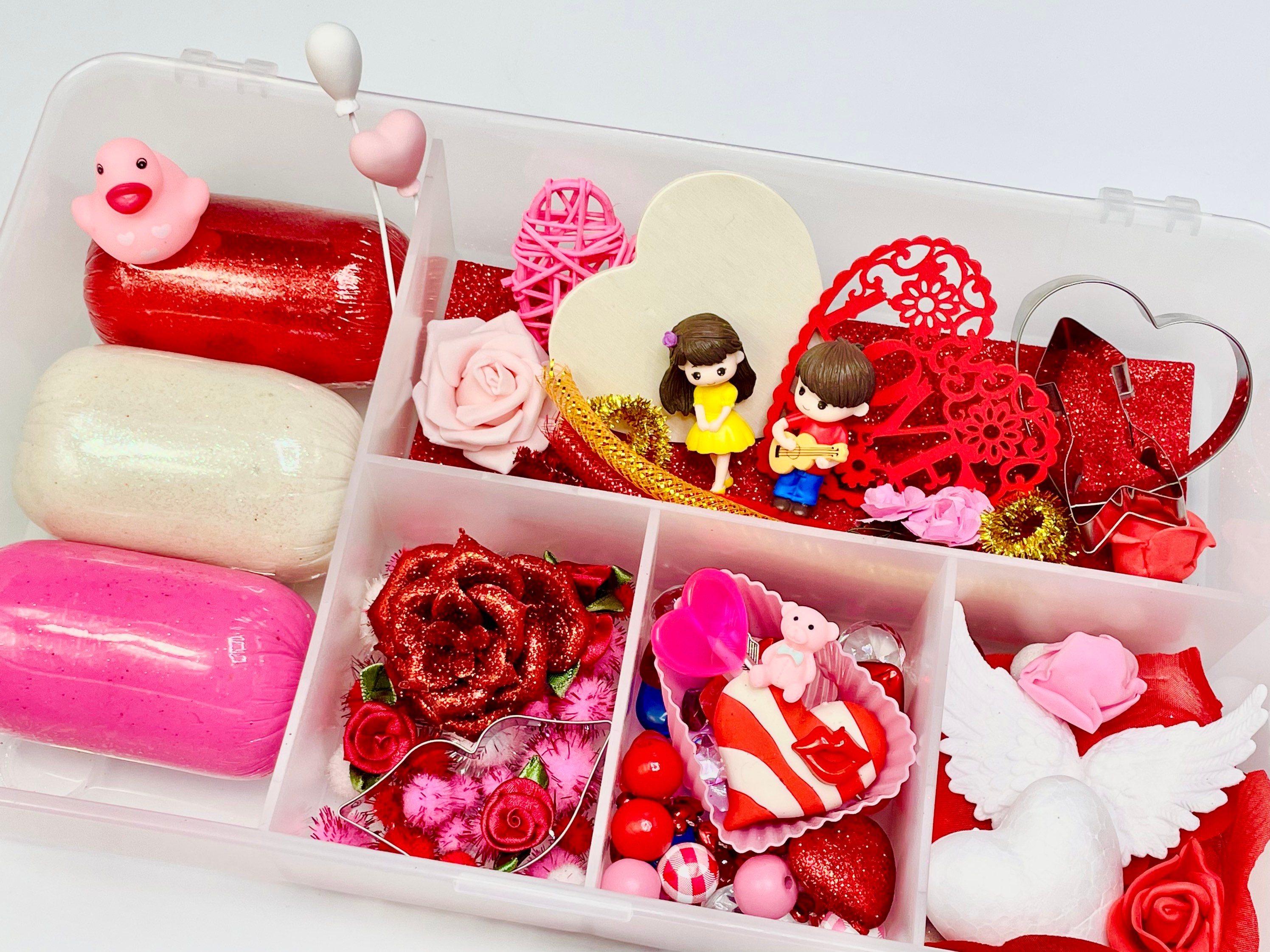Valentine Play Dough Kit, Valentines Play Dough Kits, Valentines ...