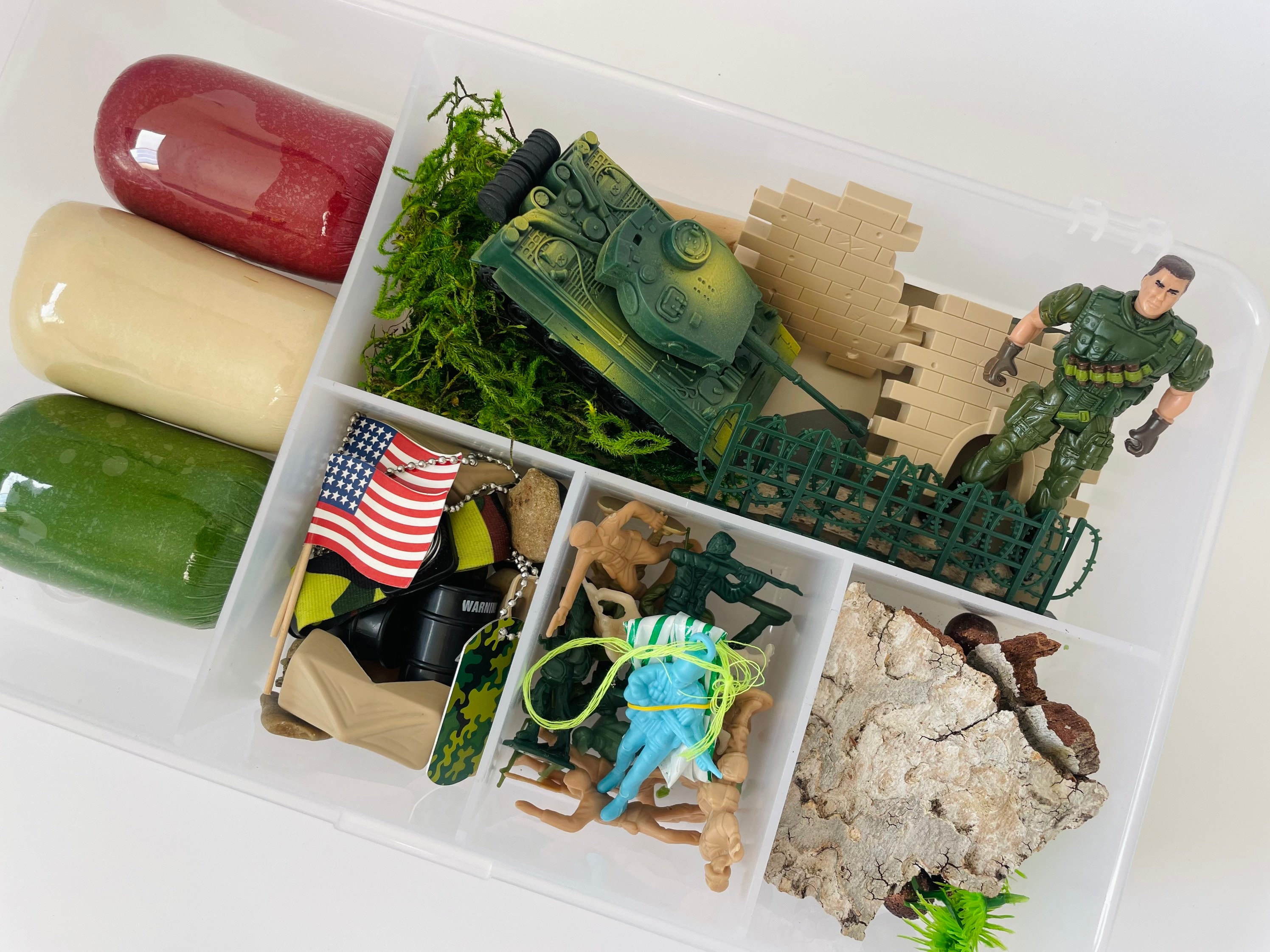 Playdough Kit, Playdough Sensory Kit, Army Sensory Kit, Boys Games ...