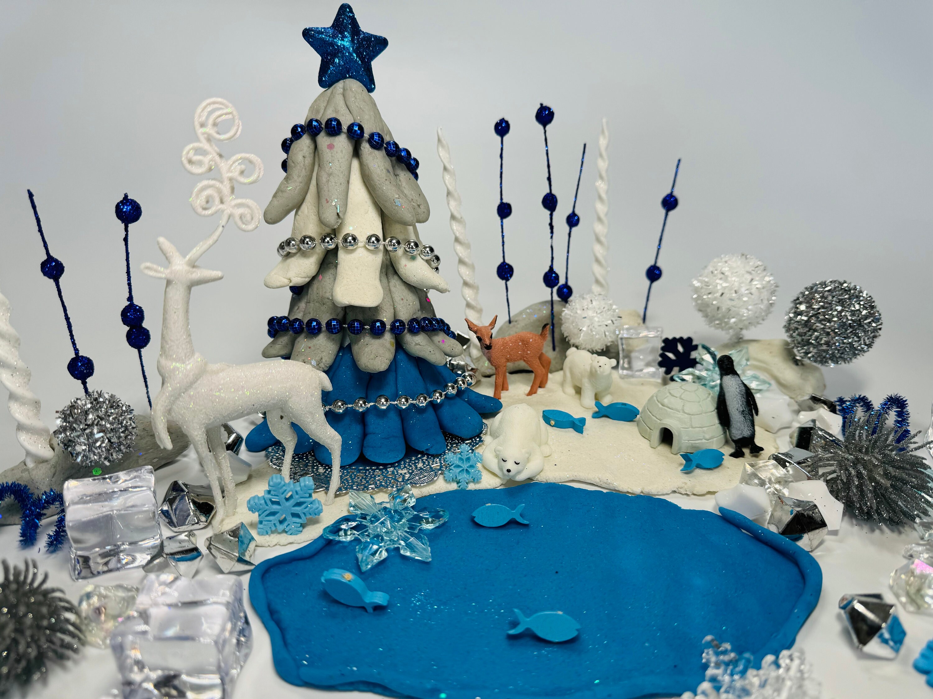 Winter in Wonderland, Christmas Gift, Kit for Kids, Playdough Sensory ...