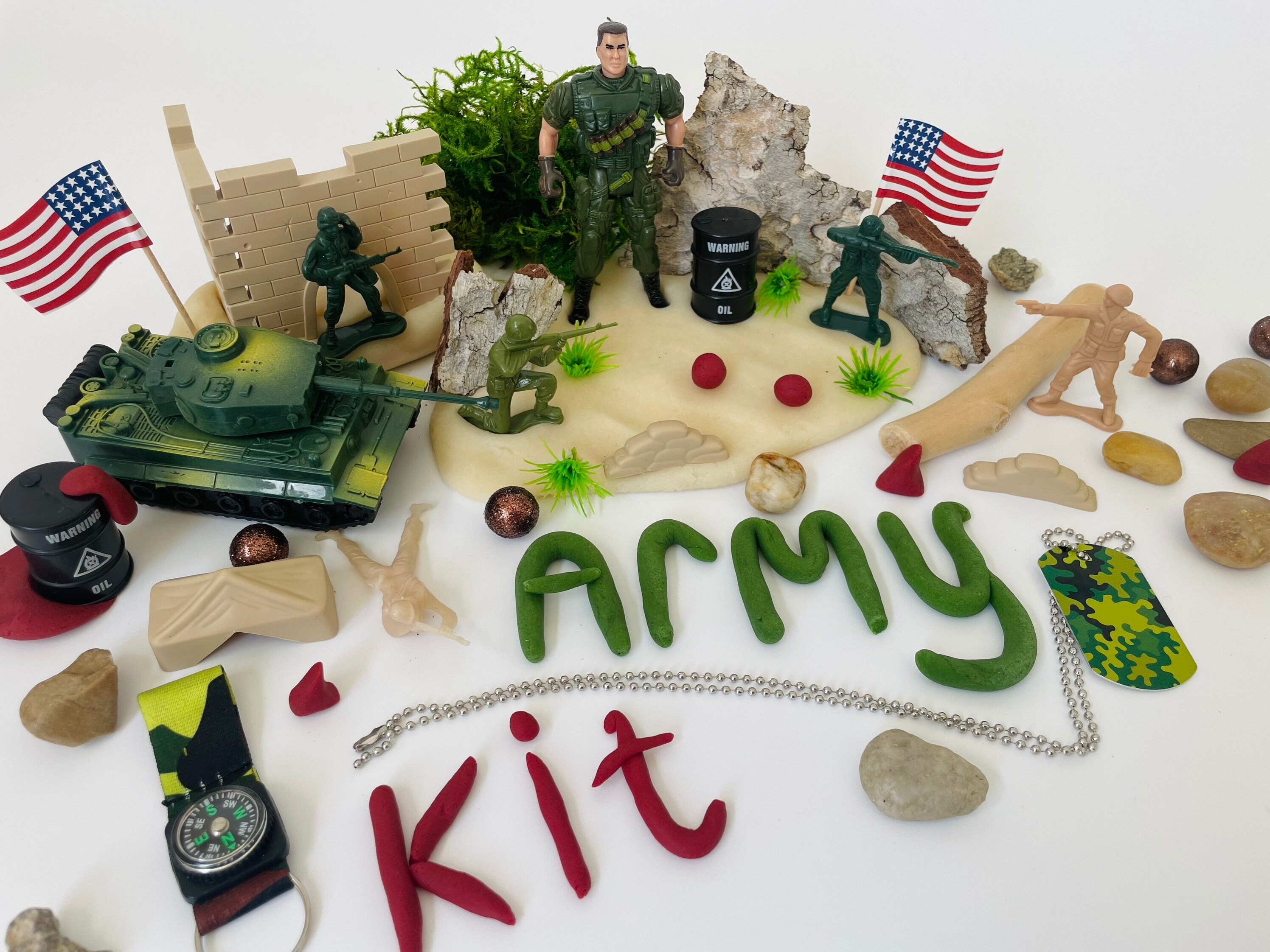Playdough Kit, Playdough Sensory Kit, Army Sensory Kit, Boys Games ...