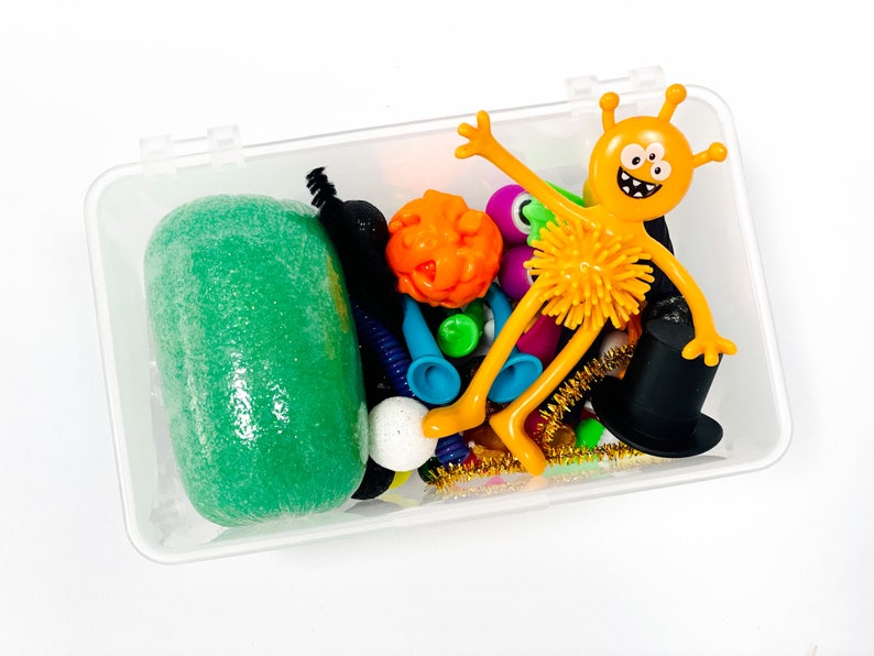 Monster Playdough Kit Build Your Own Monster Kit Sensory - Etsy