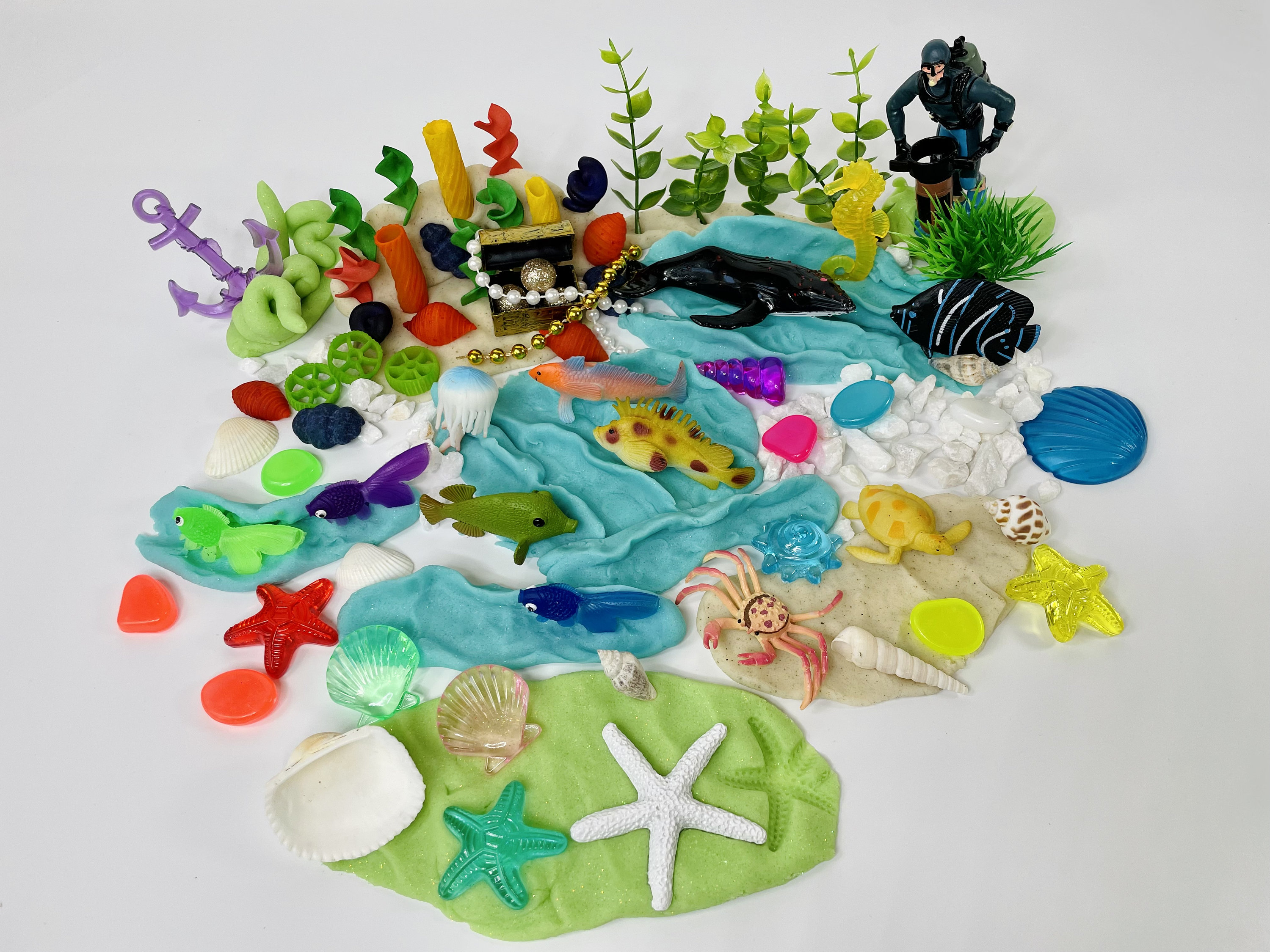 Under the Sea Playdough Kit, Under the Sea Sensory Kit, Playdough ...