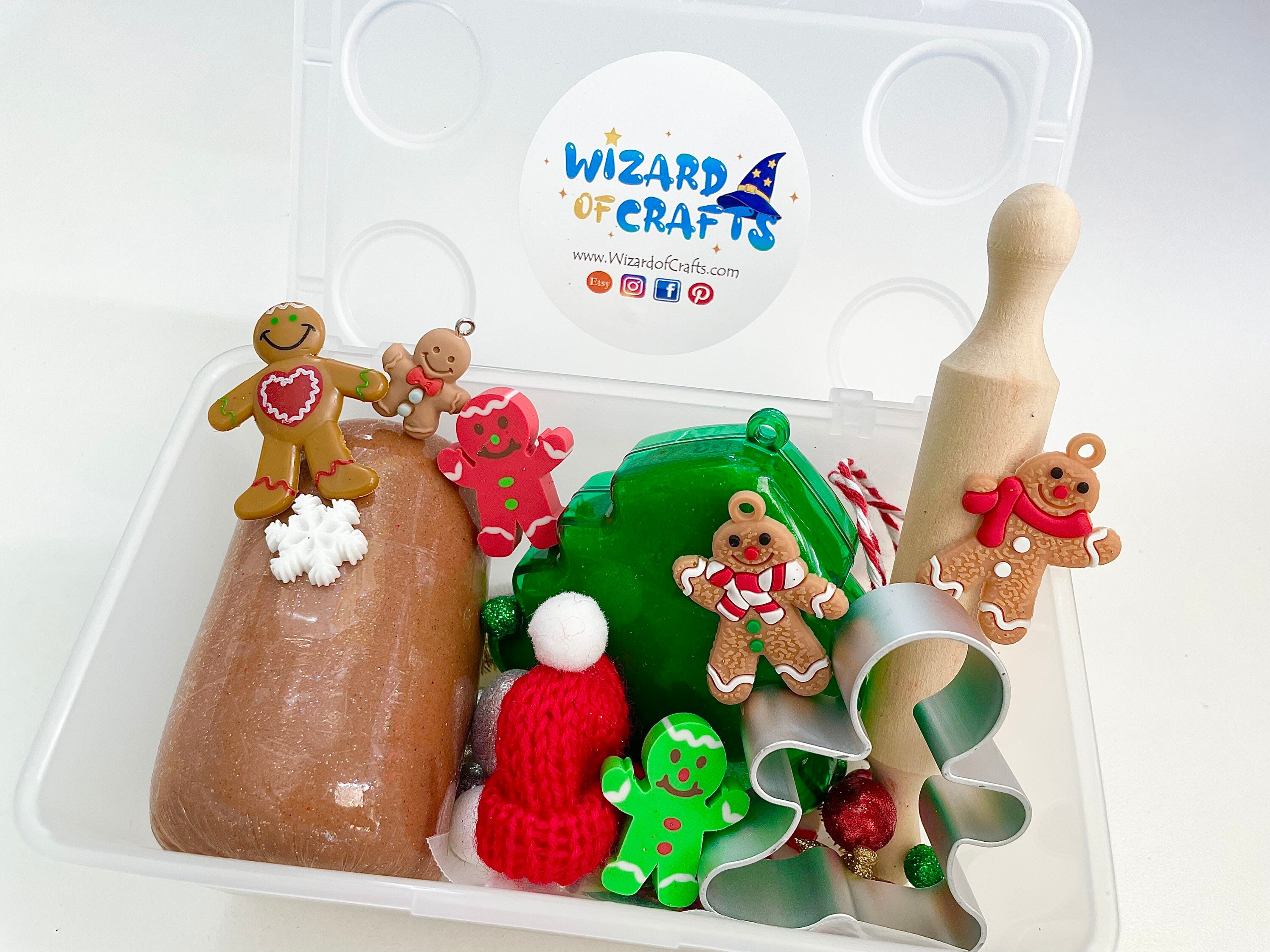 Gingerbread Scented Playdough, Stoking Stuffer, Holiday Playdough ...
