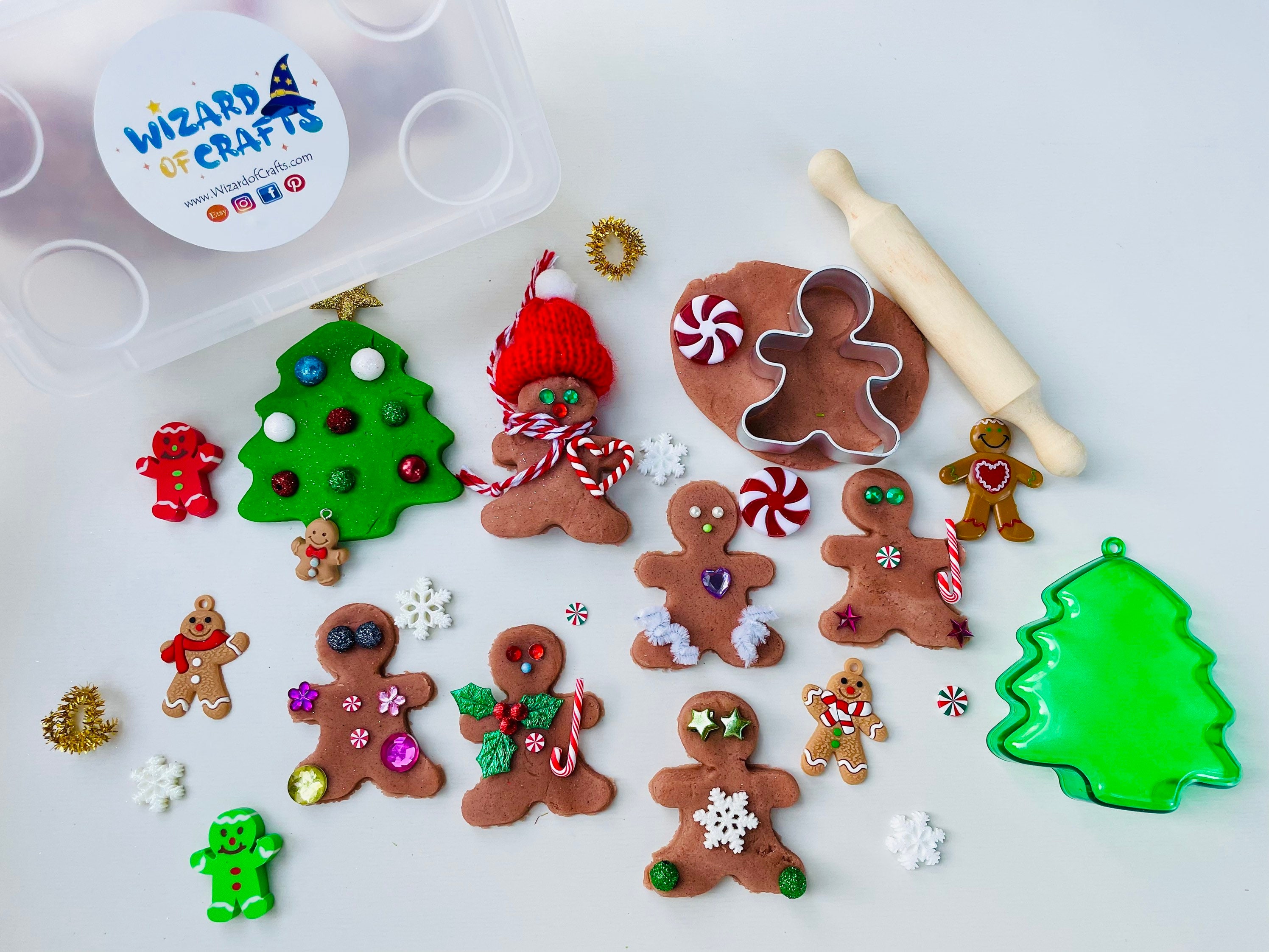 Gingerbread Scented Playdough, Stoking Stuffer, Holiday Playdough ...