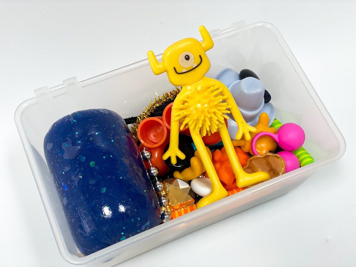 Monster Playdough Kit Build Your Own Monster Kit Sensory - Etsy