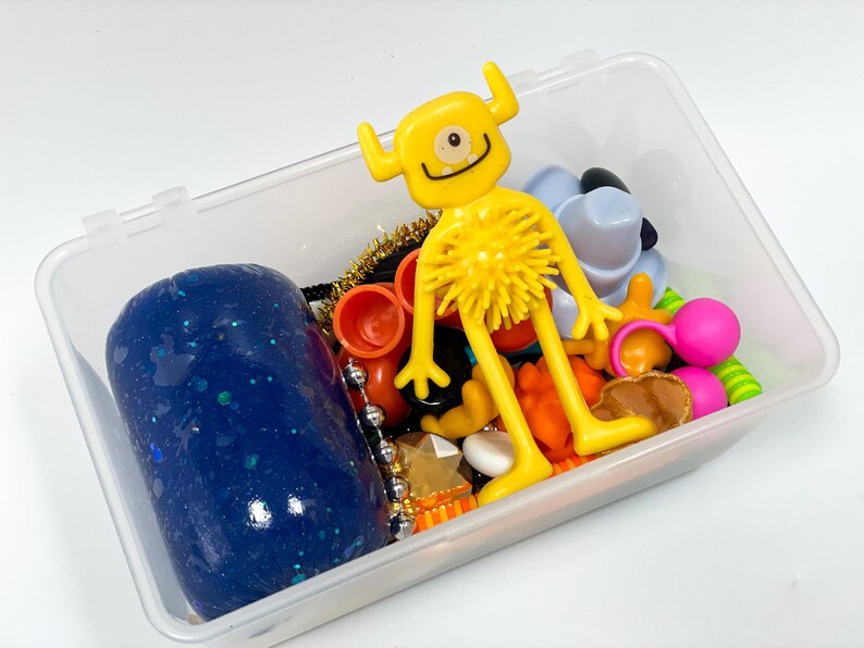 Monster Playdough Kit Build Your Own Monster Kit Sensory - Etsy